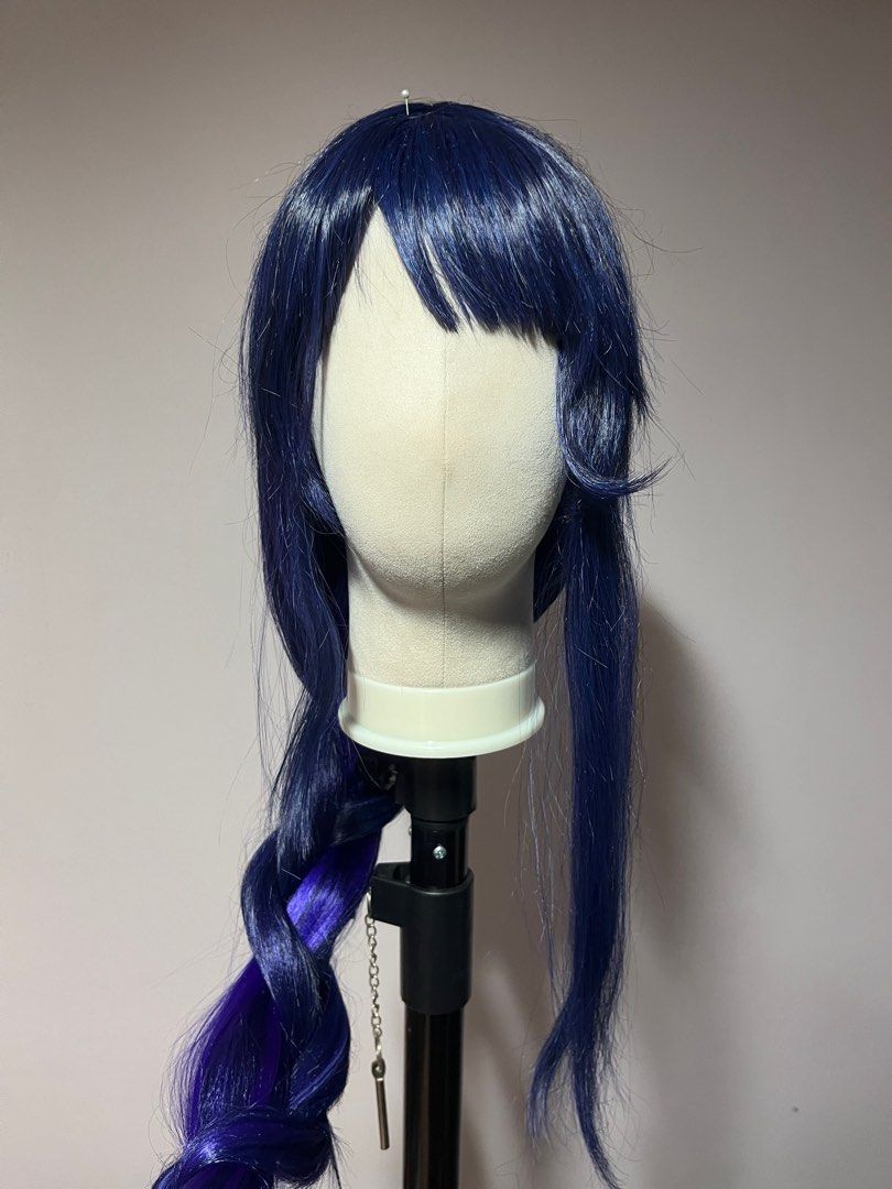 Raiden shogun wig cosplay costume WTS cos genshin impact, Hobbies ...