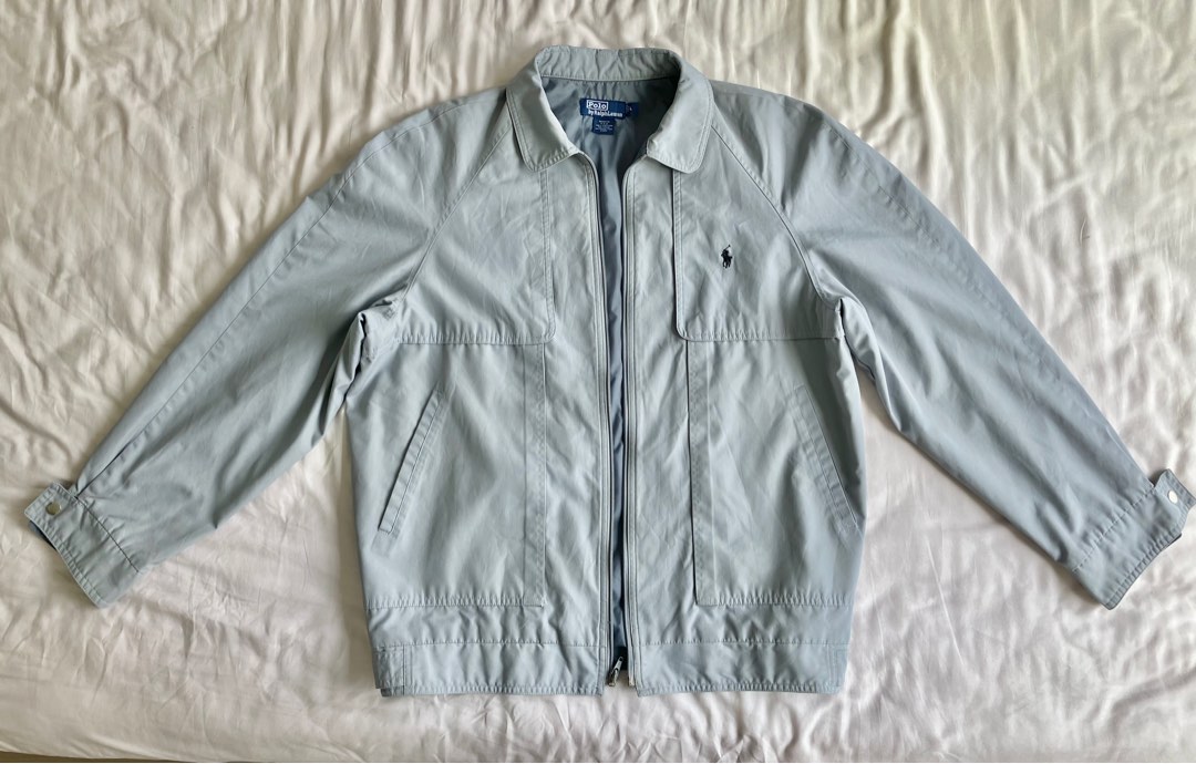 Ralph Lauren Light Grey Jacket, Women's Fashion, Coats, Jackets and ...