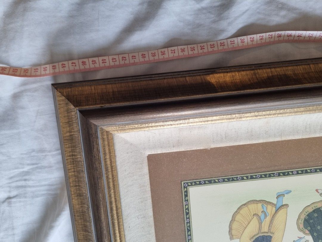 Rama and Sita print with picture frame, Furniture & Home Living, Home ...