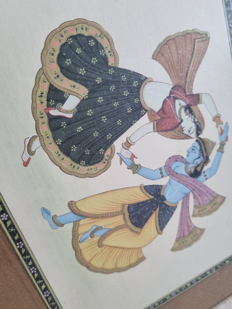 Rama and Sita print with picture frame, Furniture & Home Living, Home ...