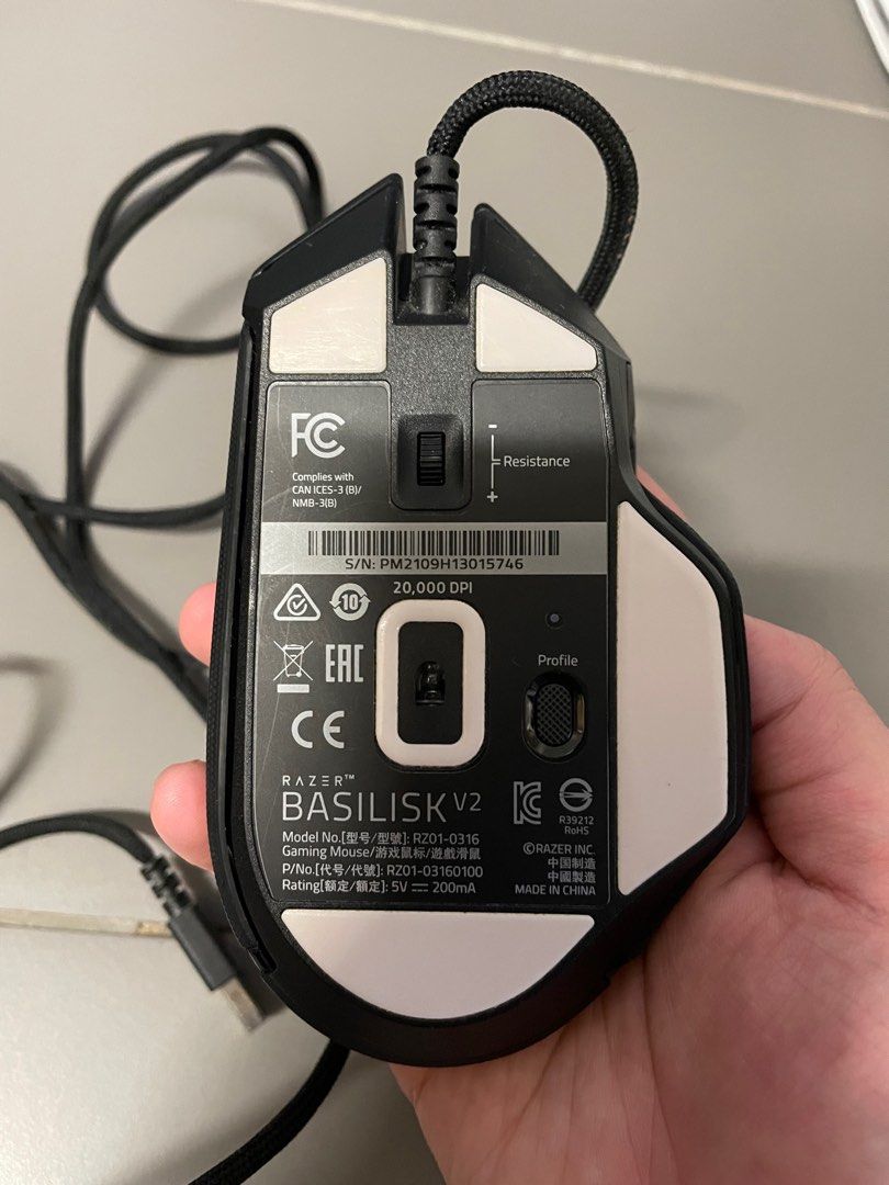 Razer Basilisk V2, Computers & Tech, Parts & Accessories, Mouse ...