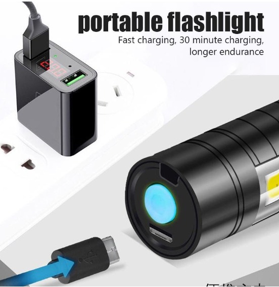 Rechargeable Multi-Functional LED Torchlight, Sports Equipment, Hiking ...