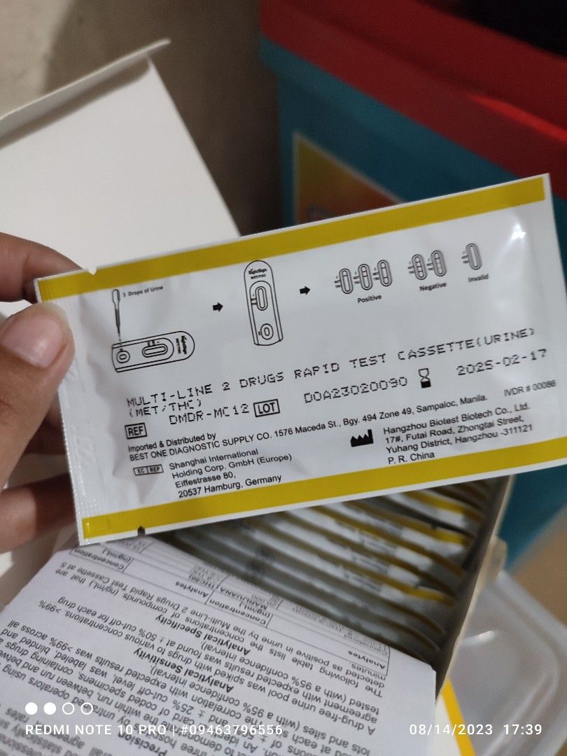 Right Sign Urine Test Kit, Health & Nutrition, Medical Supplies & Tools ...