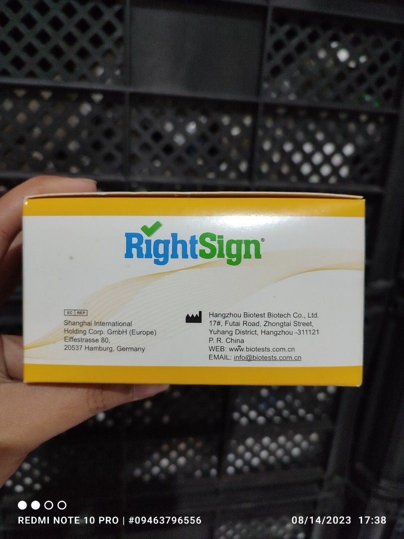 Right Sign Urine Test Kit, Health & Nutrition, Medical Supplies & Tools ...