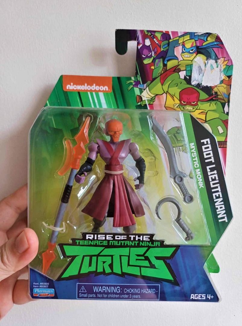 Rise of the Teenage Mutant Ninja Turtles TMNT 4 Playmates Action Figure ...
