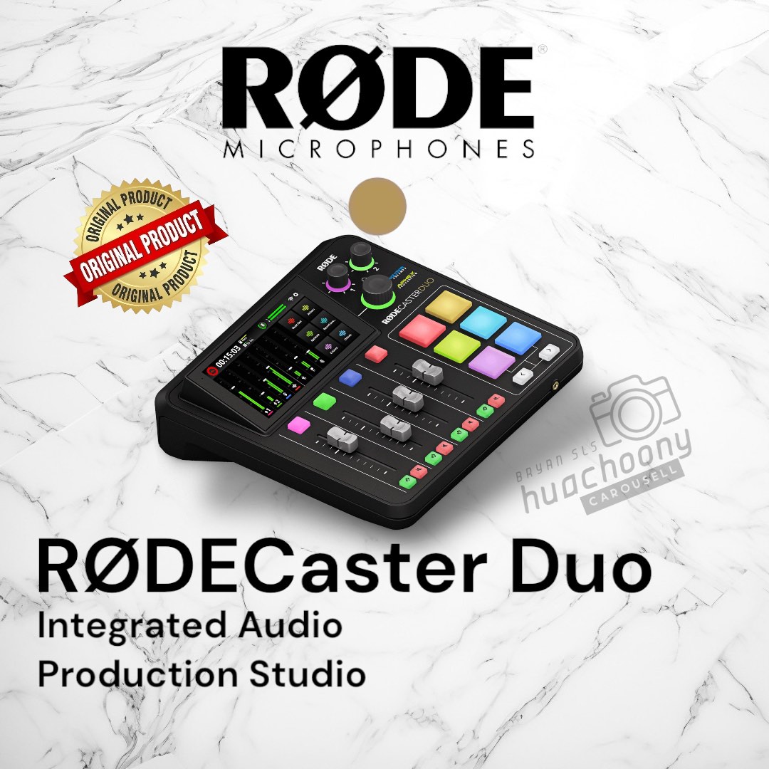 RODECaster Duo Integrated Audio Production Studio, Audio, Portable ...