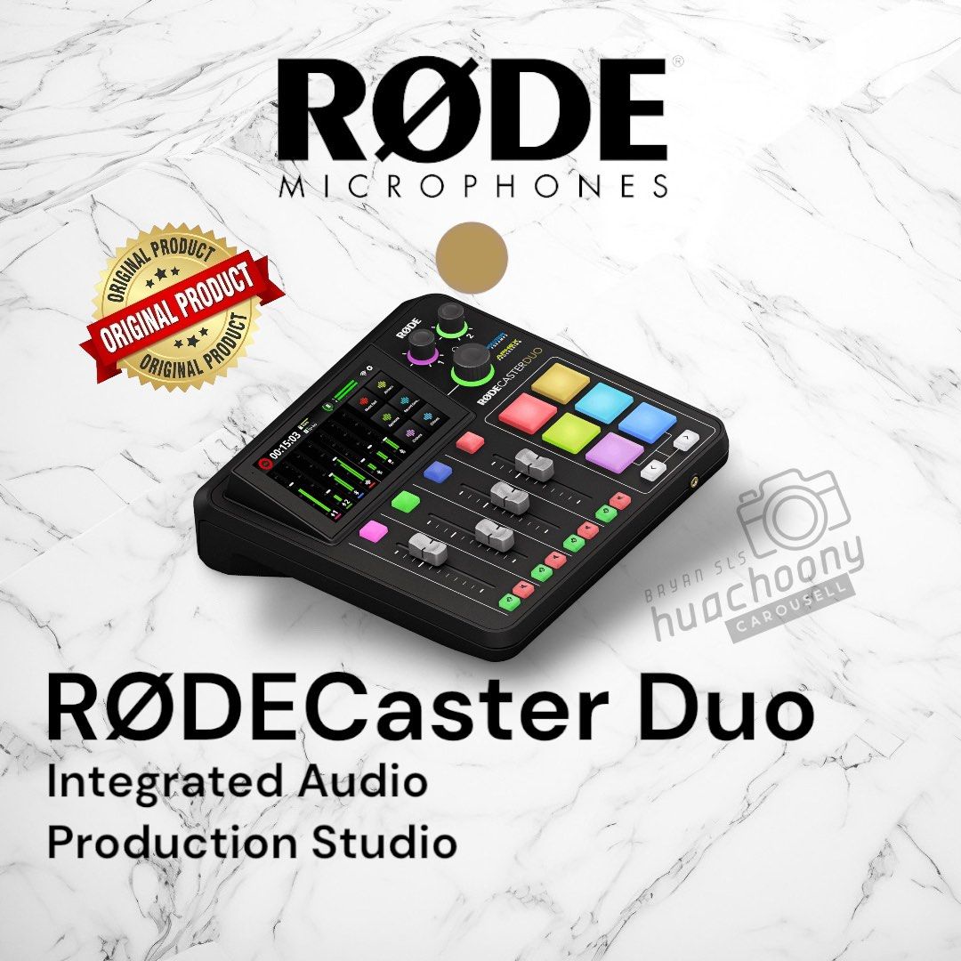 RODECaster Duo Integrated Audio Production Studio, Audio, Portable ...