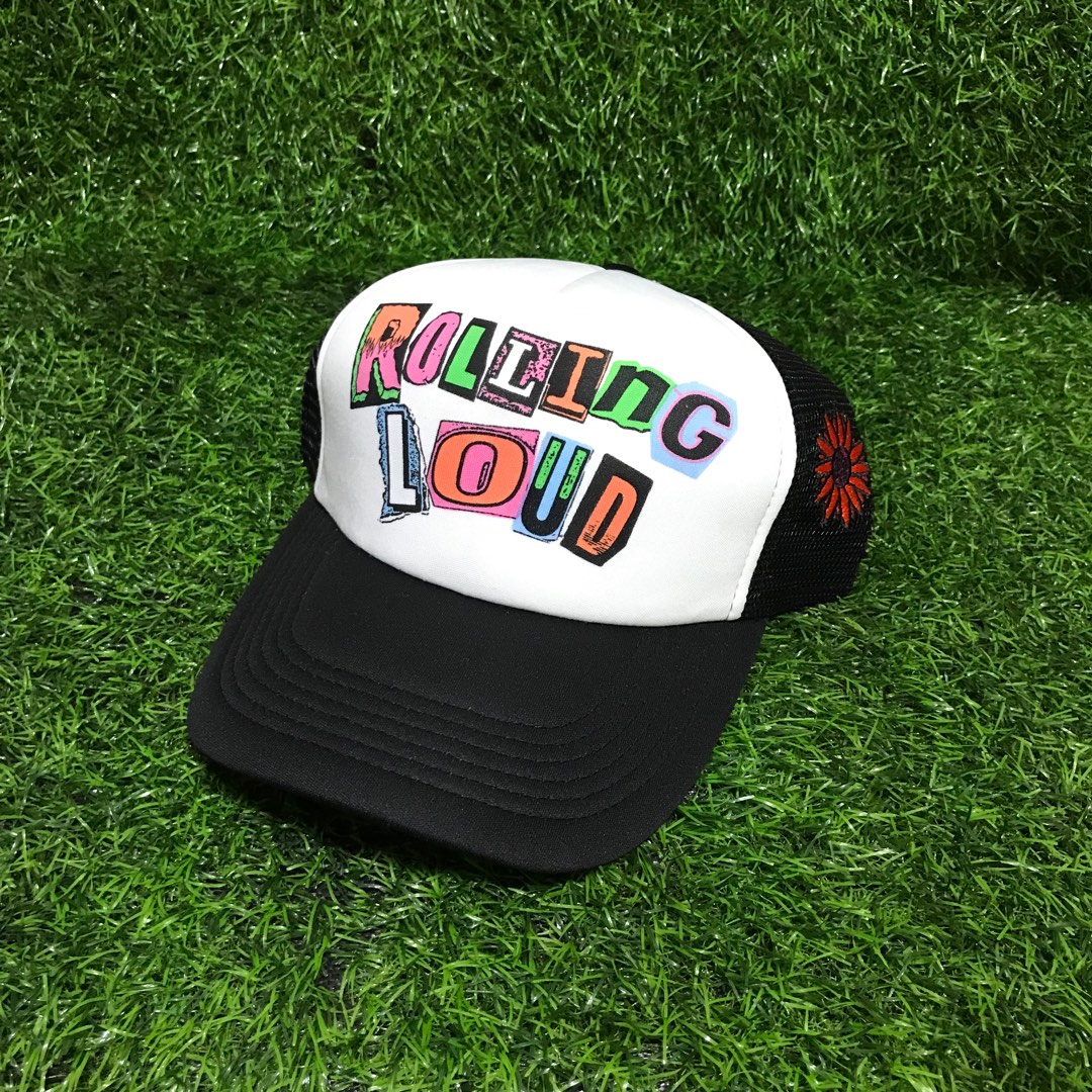 Rolling Loud Trucker, Men's Fashion, Watches & Accessories, Caps & Hats ...