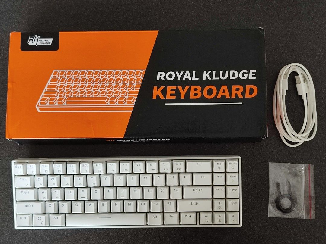 Royal Kludge RK71, RGB, Brown switch, 5 device pairing, Computers ...