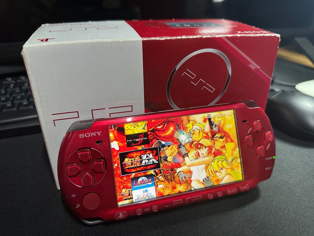 Sale/Swap PSP 3000 Radiant Red on Carousell