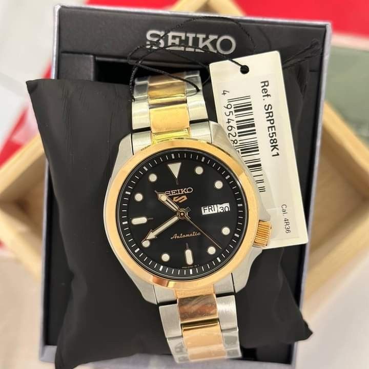 Seiko two tone sport for men, Men's Fashion, Watches & Accessories ...