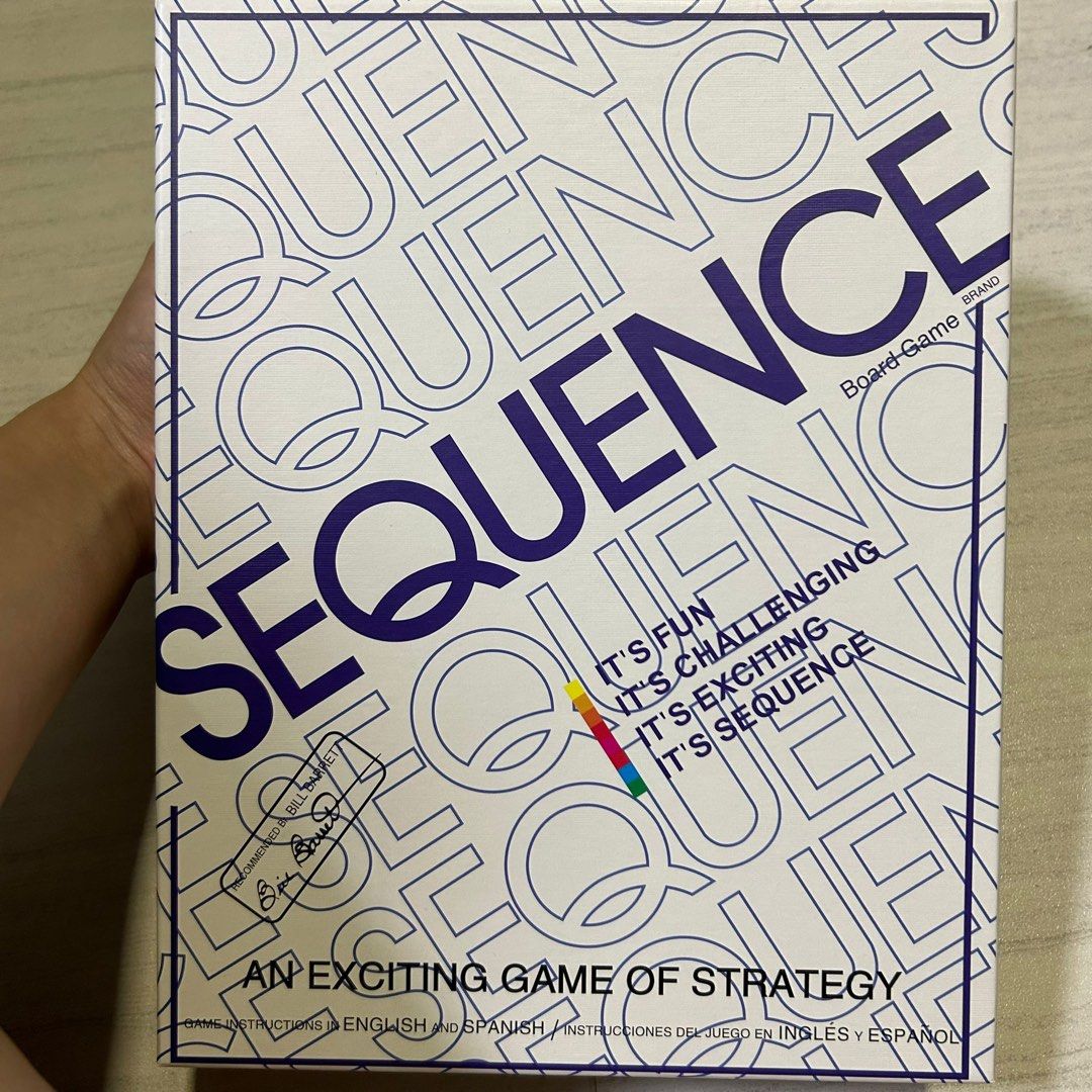 Sequence board game, Hobbies & Toys, Toys & Games on Carousell