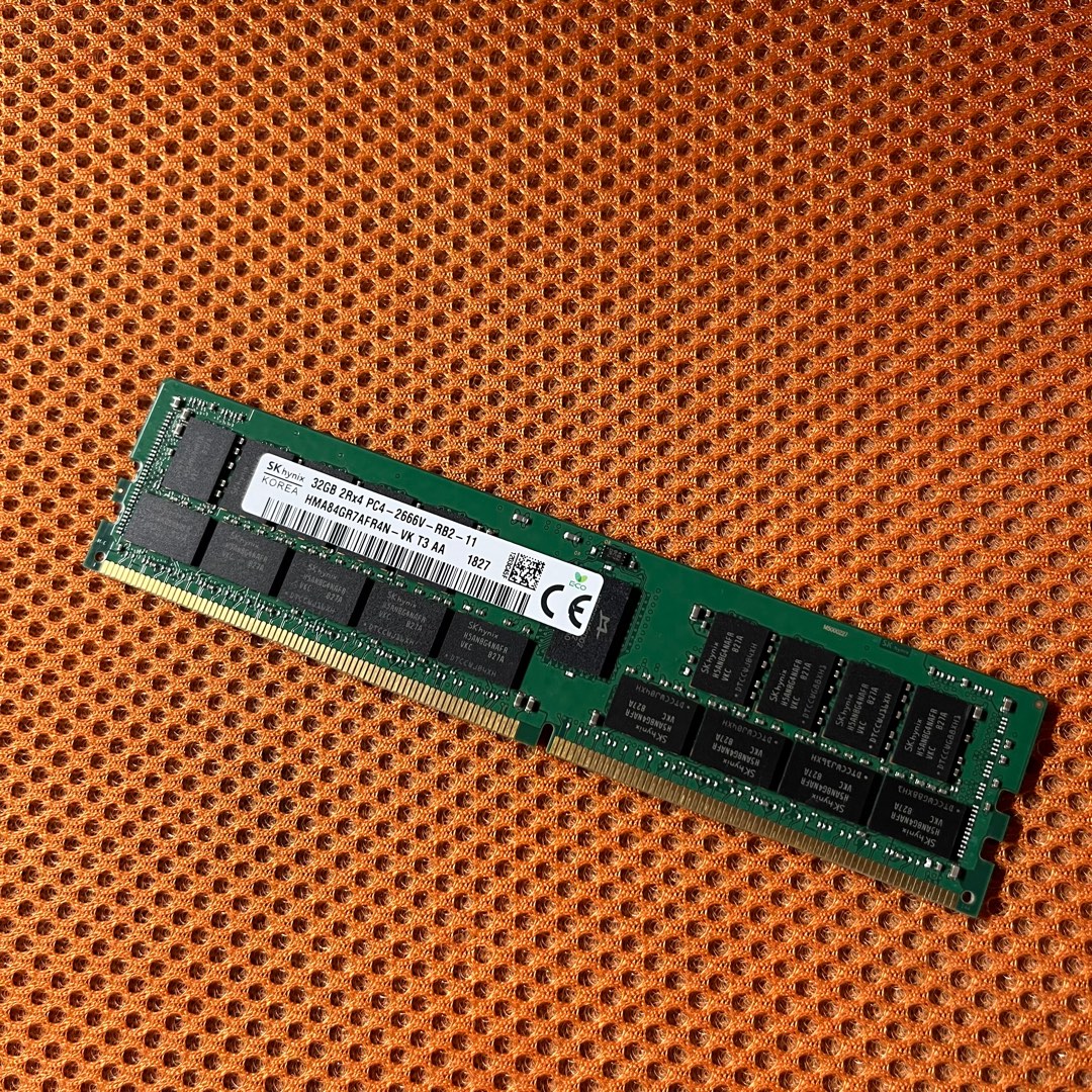 SK hynix 32GB PC4-2666V-R DDR4 Registered ECC 2RX4 Memory, Computers ...