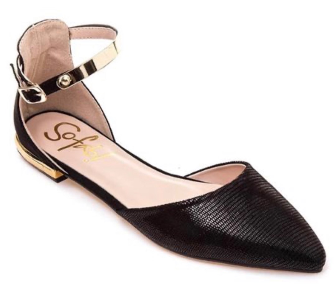 SO FAB Black Flats, Women's Fashion, Footwear, Flats & Sandals on Carousell