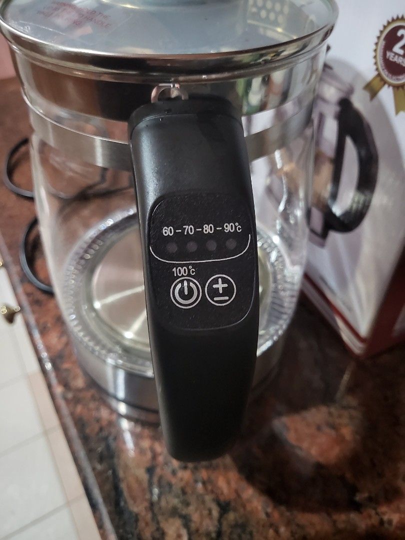 Sona Water 1.7L Kettle w/ Temp Control, TV & Home Appliances, Kitchen ...