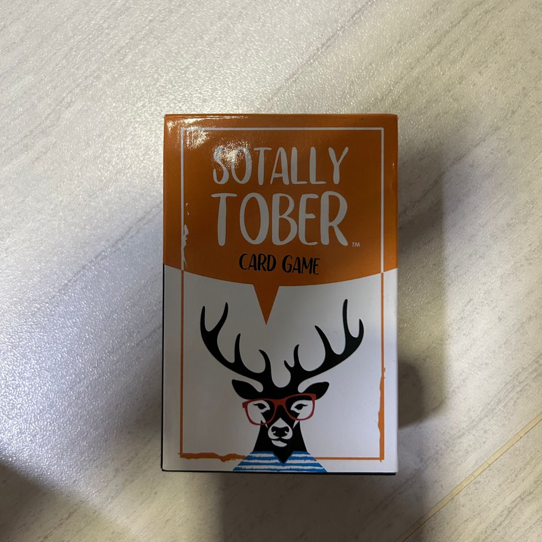 Sotally Tober card game, Hobbies & Toys, Toys & Games on Carousell