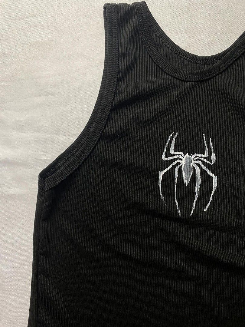SPIDER TOP TANK, Women's Fashion, Tops, Others Tops on Carousell