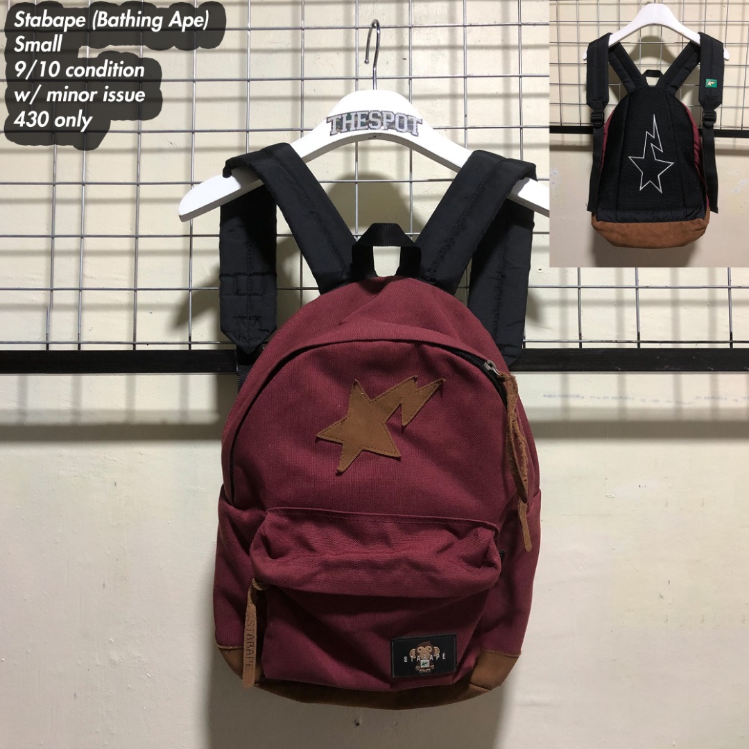 Stabape (Bathing Ape) backpack on Carousell