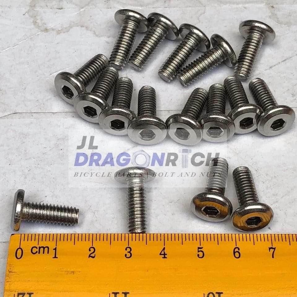 Stainless Motorcycle Bolts - Body Bolts / Fairing Screws , Side Mirror ...