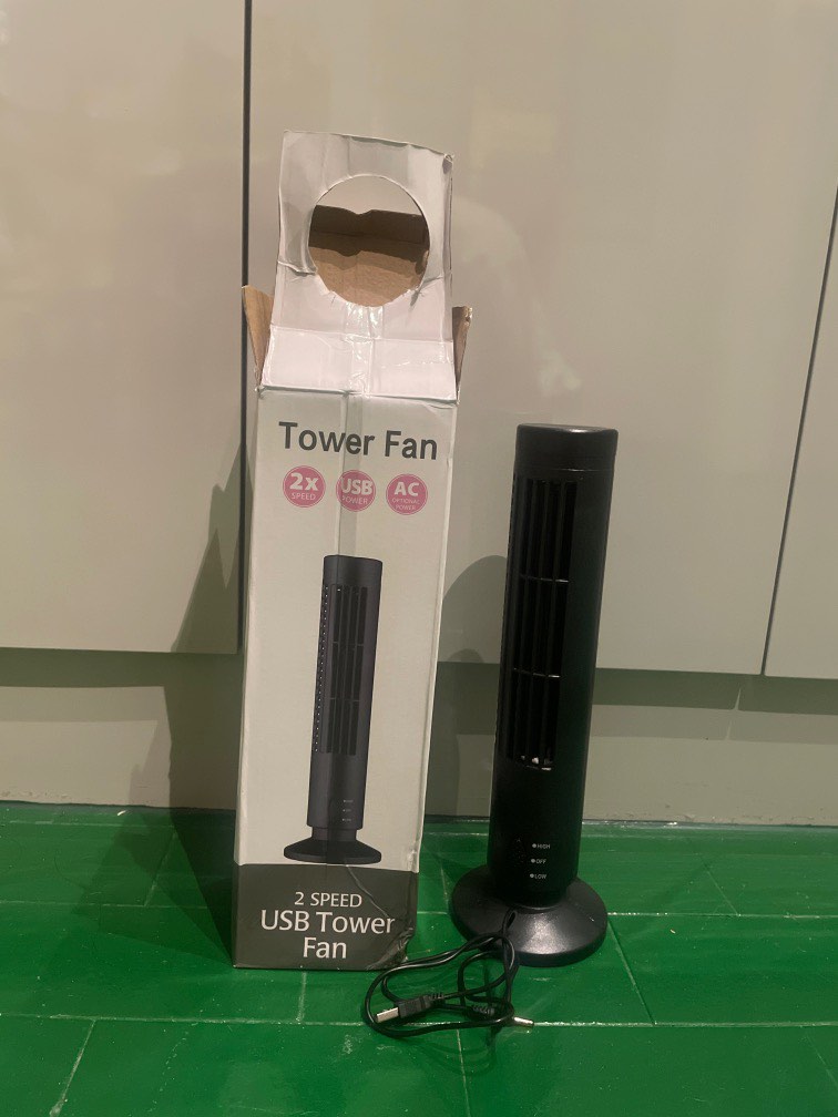 Standing Fan with 2 speed option, Furniture & Home Living, Lighting ...