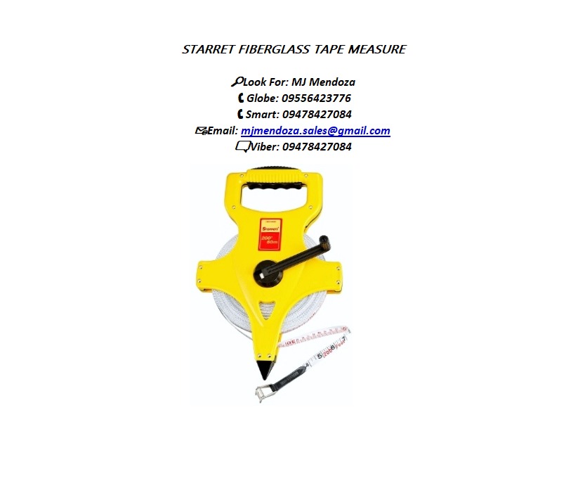 STARRET FIBERGLASS TAPE MEASURE, Commercial & Industrial, Industrial ...
