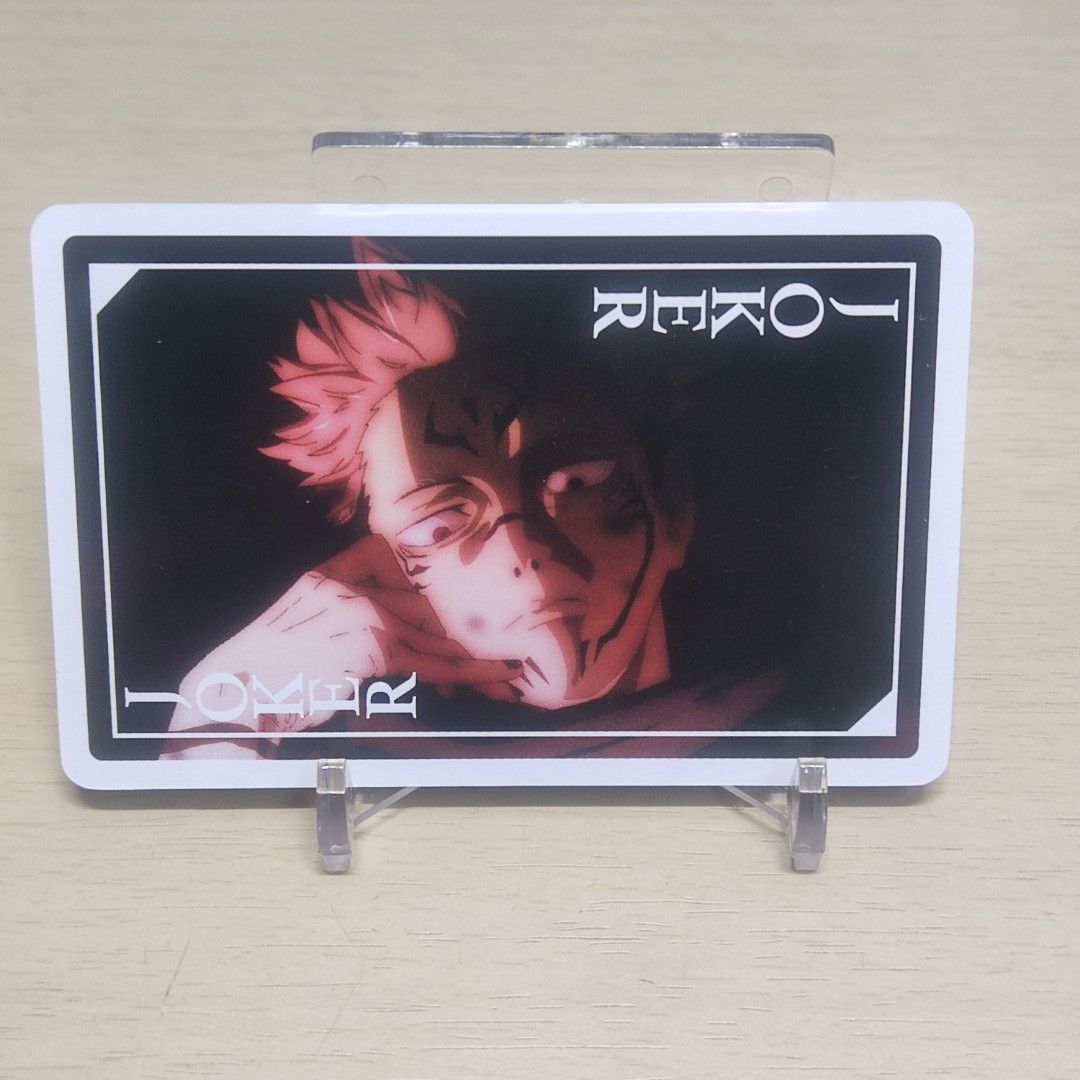Sukuna Jujutsu Kaisen Playing Cards Set, Hobbies & Toys, Toys & Games ...