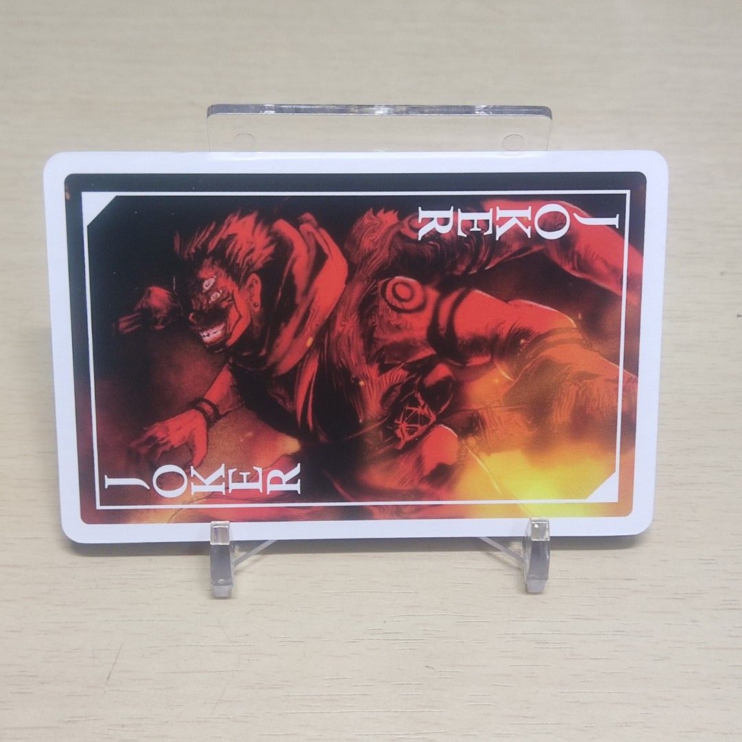Sukuna Jujutsu Kaisen Playing Cards Set, Hobbies & Toys, Toys & Games ...