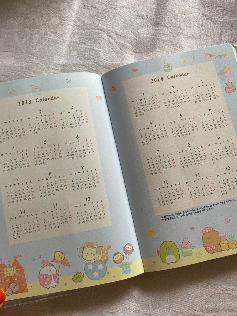 Sumikko Gurashi Schedule Book 2023, Hobbies & Toys, Stationary & Craft ...
