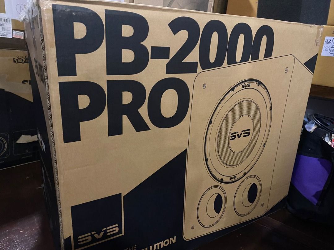 SVS PB-2000 Pro 12" Front-firing Aluminum Woofer, Ported Subwoofer ...