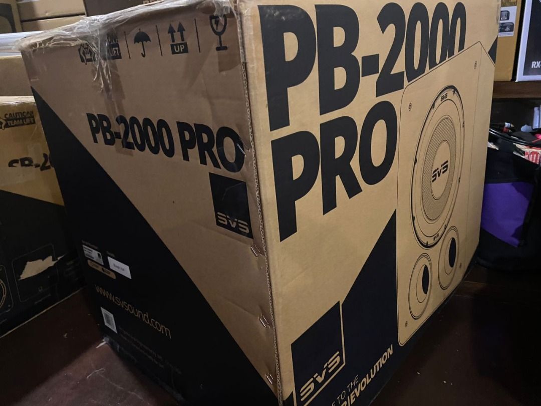 SVS PB-2000 Pro 12" Front-firing Aluminum Woofer, Ported Subwoofer ...