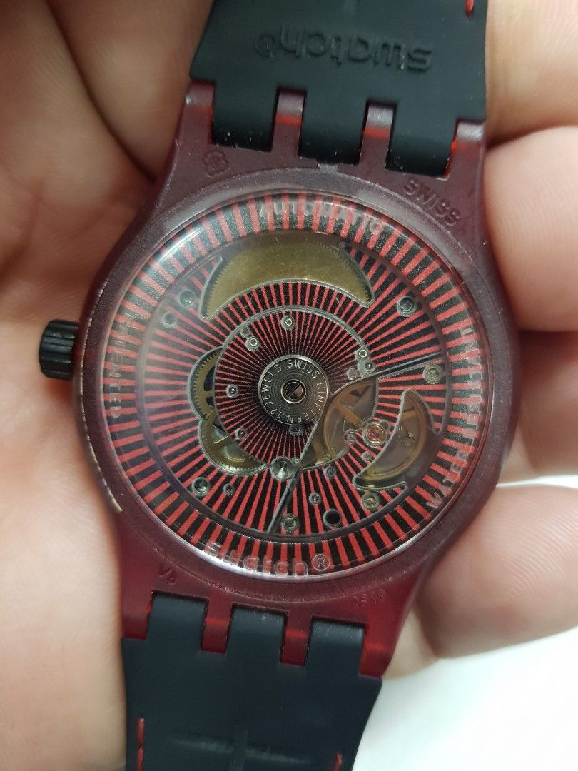 Swatch automatic watch limited 150 pcs only made, Men's Fashion ...