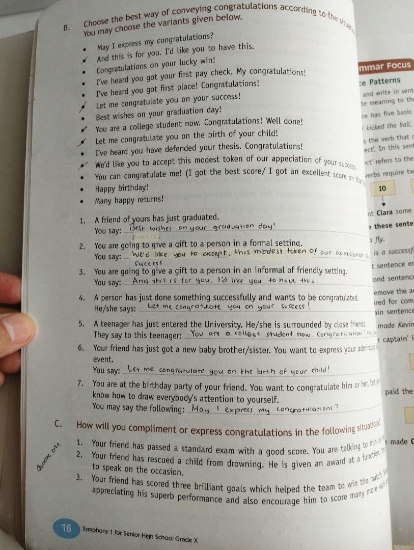 Symphony 1 English Course Book For Senior High School Grade X Kurikulum ...