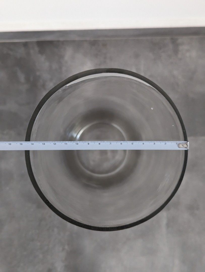 Tall 60cm height, 15cm diameter Glass Vase, Furniture & Home Living ...