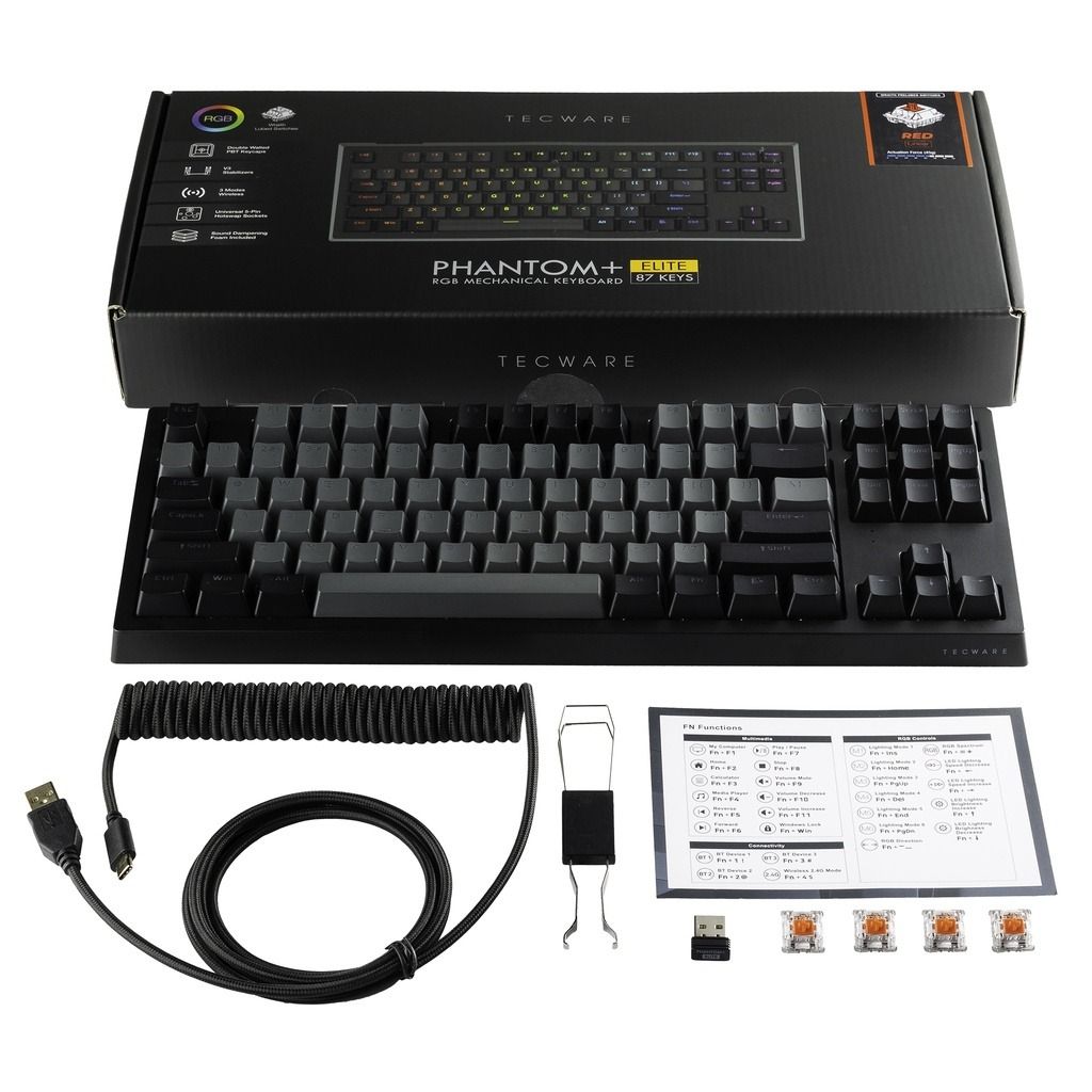 Tecware Phantom + 87 / 104 Wired / + Elite 87 Key Wireless, RGB ...