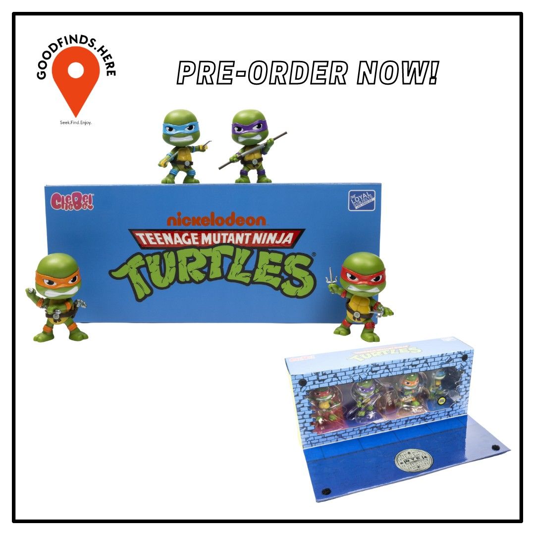 The Loyal Subjects TMNT Cheebee SDCC 2023 4-Pack Preorder, Hobbies ...