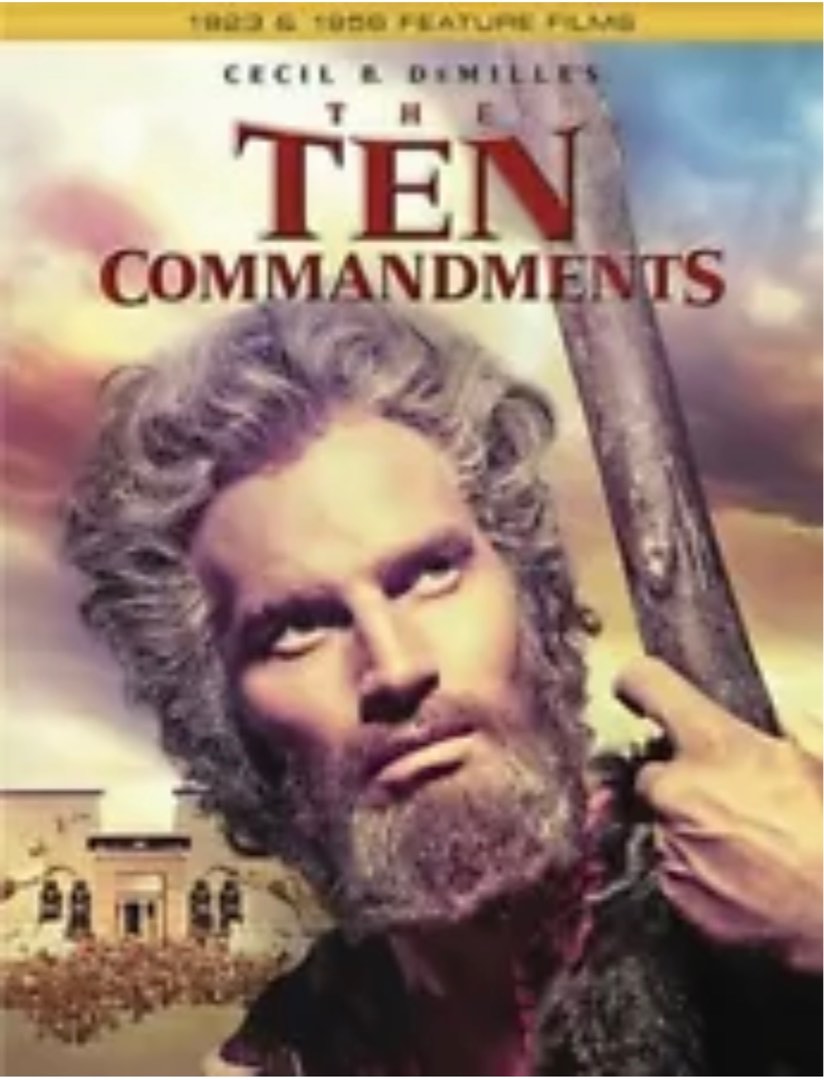 The Ten Commandments (1923 and 1956) (Blu-ray, 1956), TV & Home ...
