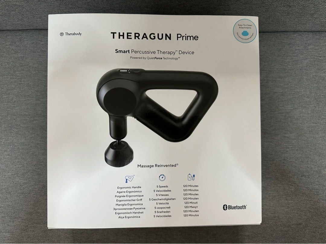 Theragun Prime (New with Box) - Massage Gun, Health & Nutrition ...