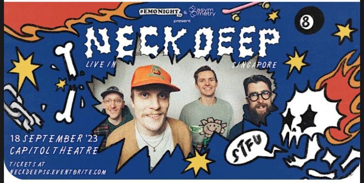 Ticket neck deep, Tickets & Vouchers, Event Tickets on Carousell