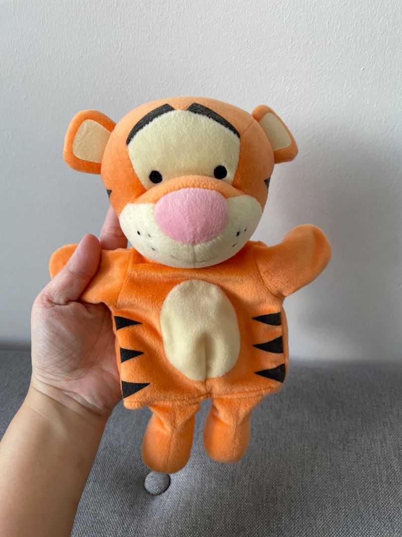 Tigger Hand Puppet Plush Toy, Hobbies & Toys, Toys & Games on Carousell