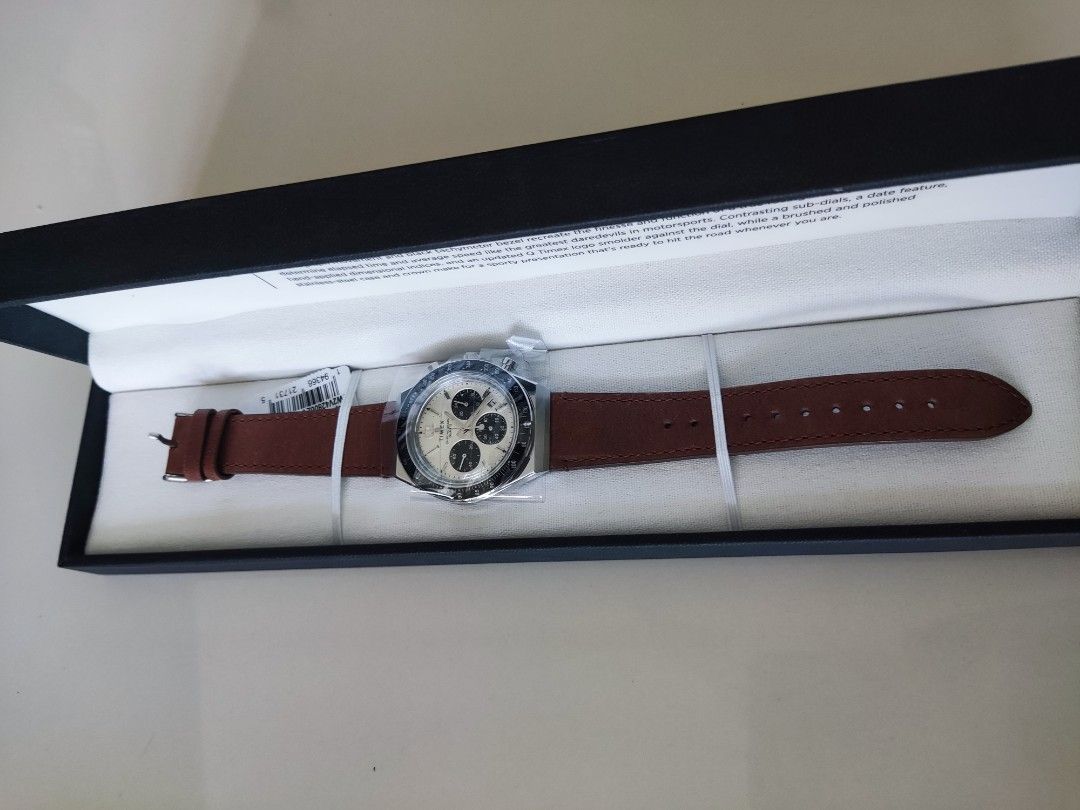 Timex Q Panda Chronograph, Men's Fashion, Watches & Accessories ...