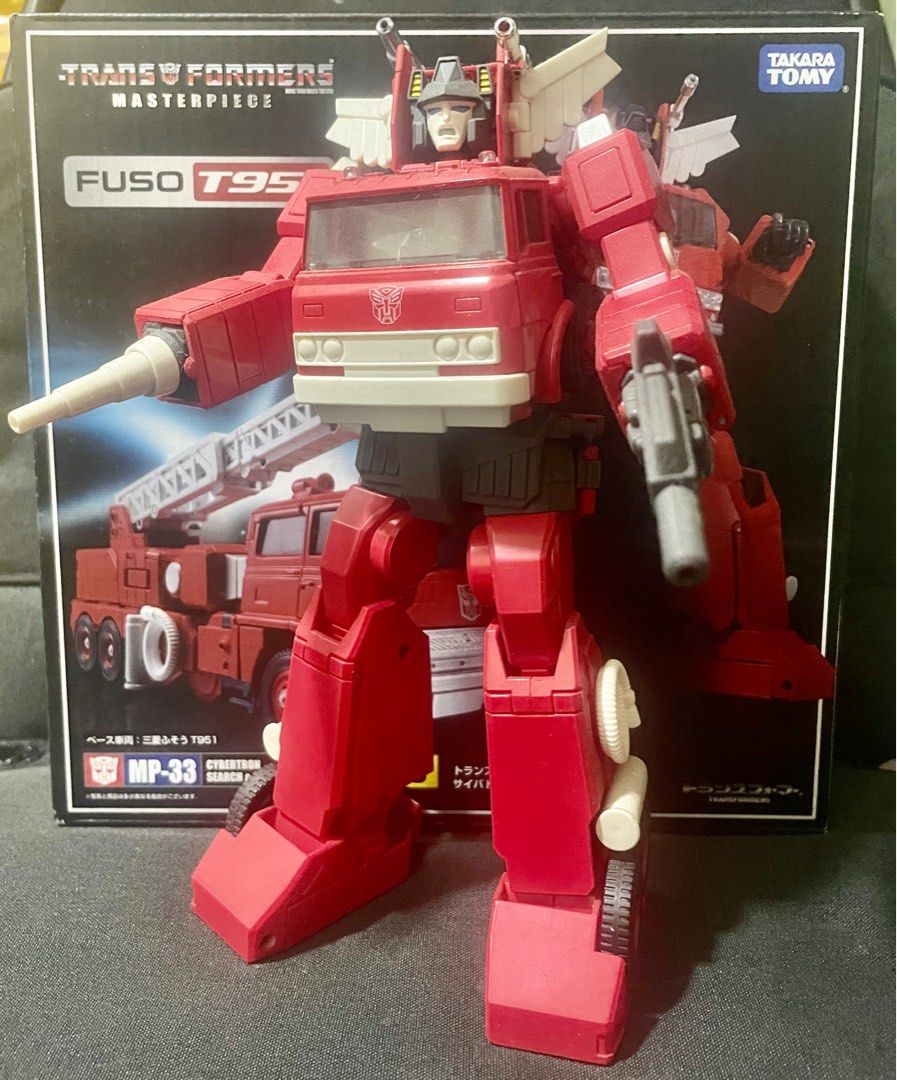 Transformers MP33 INFERNO BIB ORIGINAL TAKARA TOMY With op statue ...