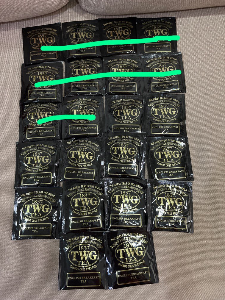 TWG English Breakfast Tea, Food & Drinks, Beverages on Carousell