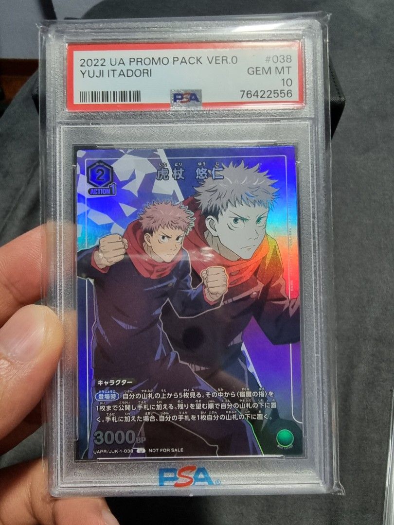 Union Arena Yugi Itadori Japanese Promo Pack PSA 10, Hobbies & Toys ...