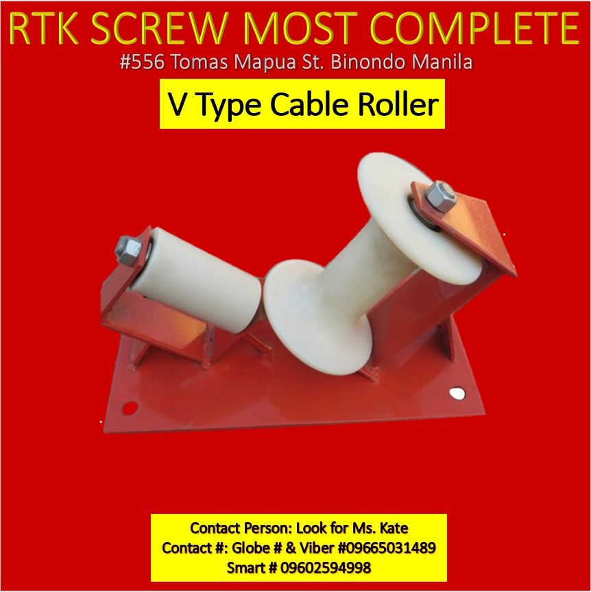 V type Cable Roller, Commercial & Industrial, Construction Tools ...