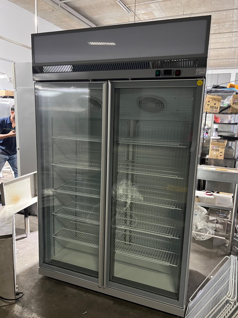 Very New 2 Glass Door Upright Chiller/ Beverage Display Chiller, TV ...