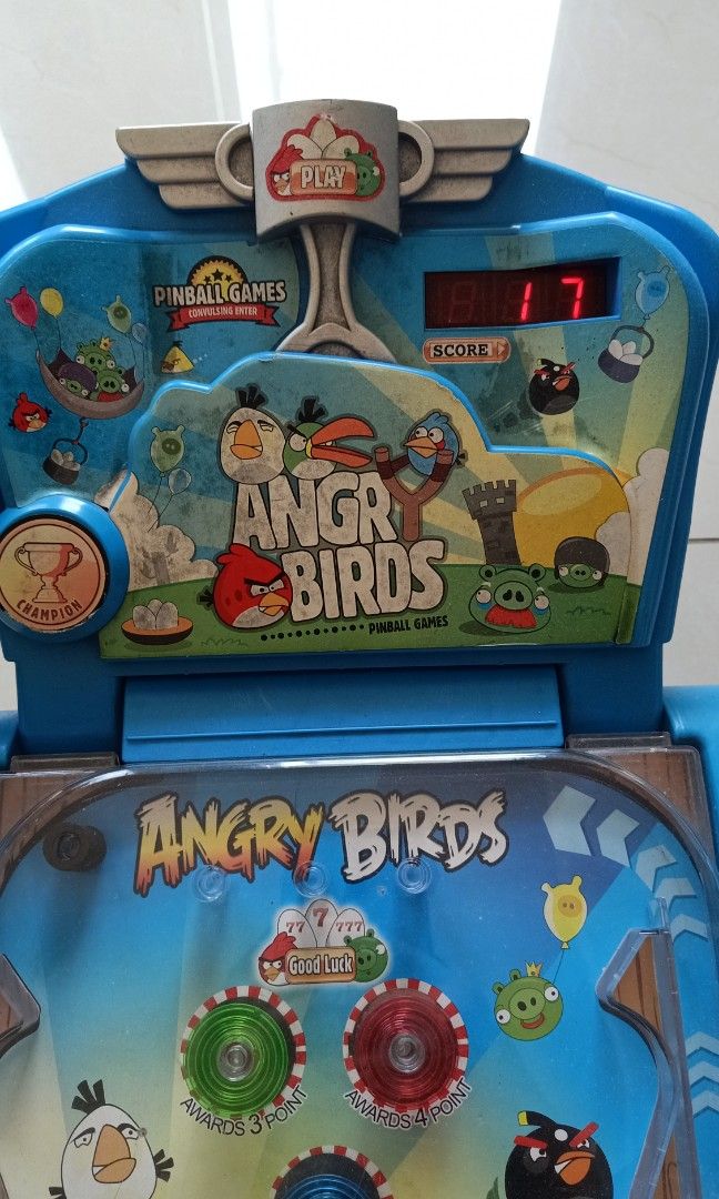 Vintage Angry Bird Pinball, Toys & Collectibles, Mainan di Carousell