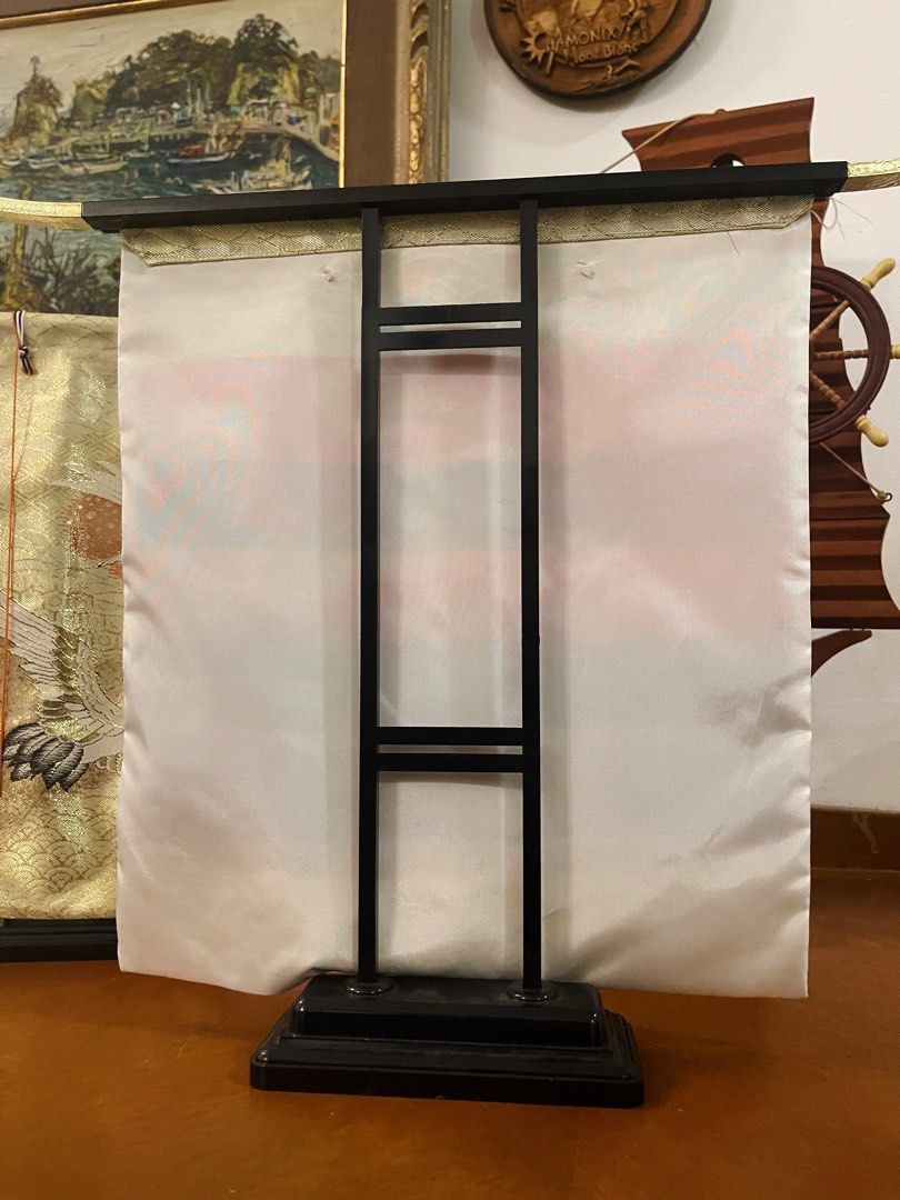 Vintage Japanese Partition Silk Stork, Hobbies & Toys, Collectibles ...