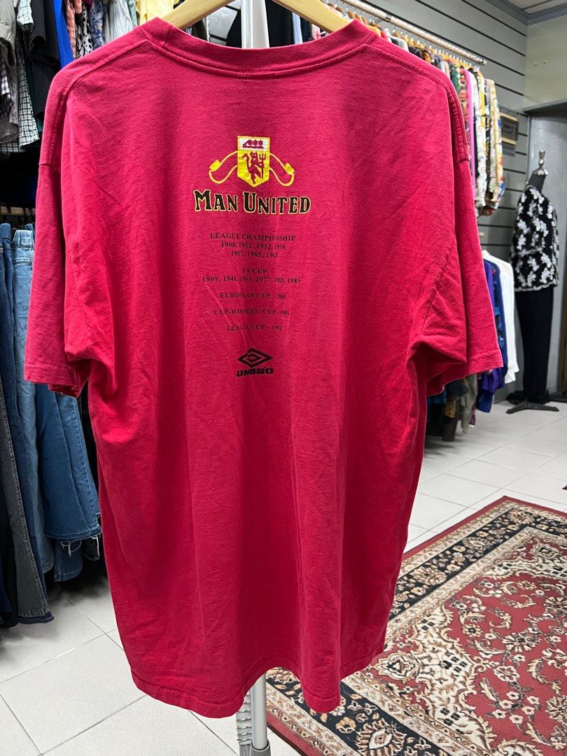 Vintage MU t -shirt, Men's Fashion, Tops & Sets, Tshirts & Polo Shirts ...