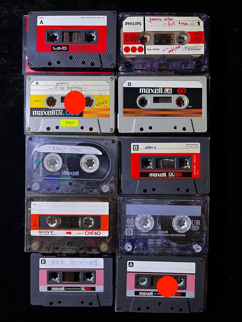 Vintage Used Blank Tape Cassette For Analog Pop Culture & Hifi ...