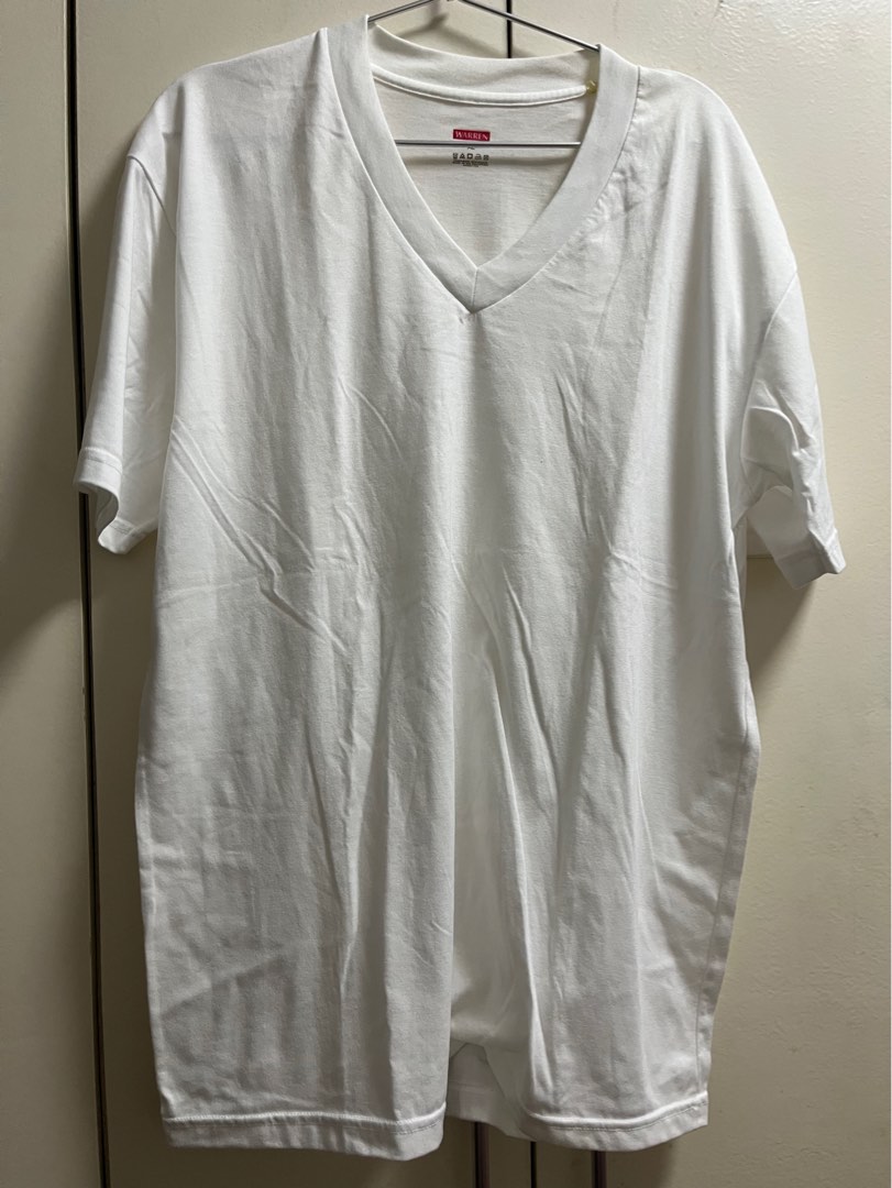 Warren Plain White T-shirt, Men's Fashion, Tops & Sets, Tshirts & Polo ...
